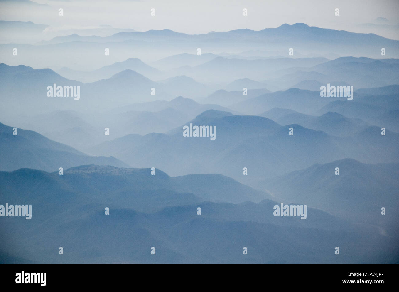 Hills in the mist in South India Stock Photo - Alamy