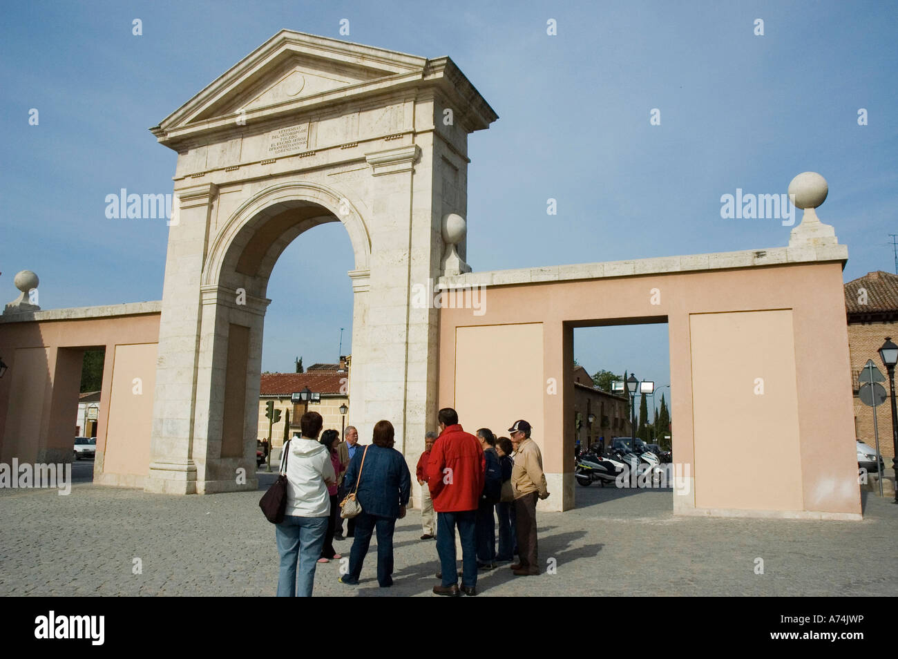 Madrid gate ALCALA DE HENARES Autonomous Community of Madrid Spain ...