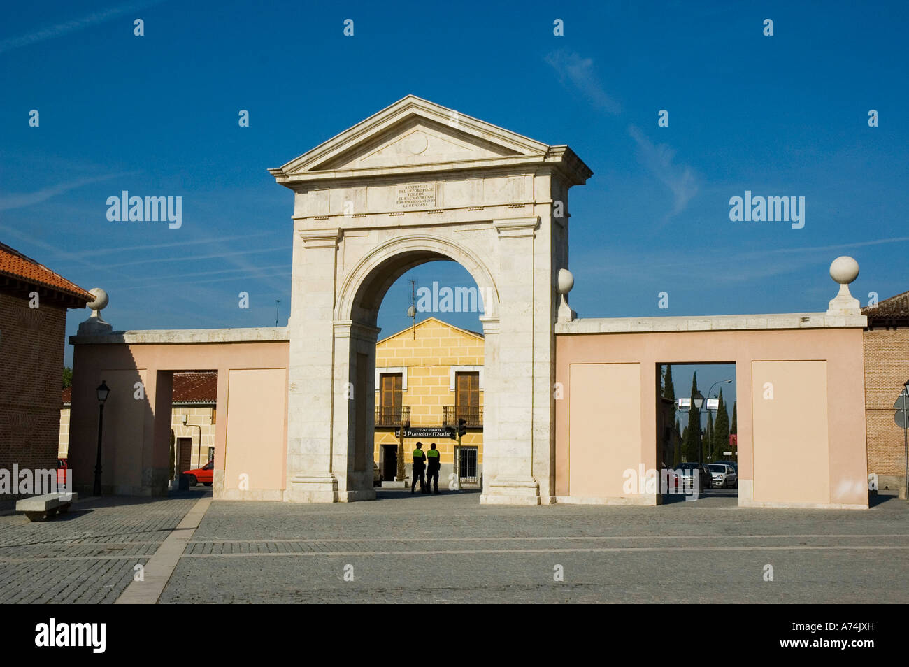 Madrid gate ALCALA DE HENARES Autonomous Community of Madrid Spain ...