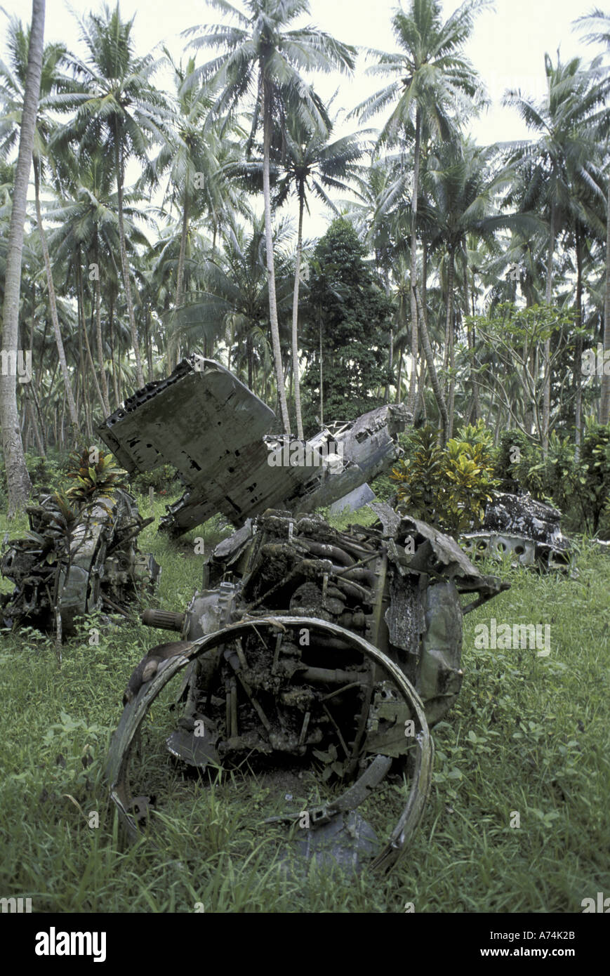 Papua New Guinea, Rabaul. World War II wreckage Stock Photo - Alamy