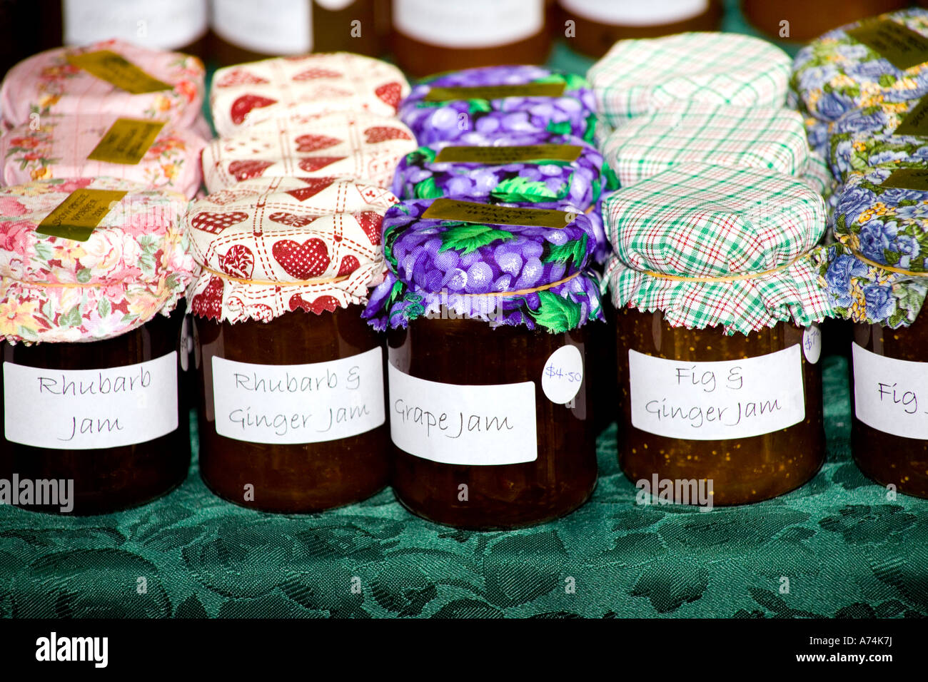 Jam jars display market hi-res stock photography and images - Alamy