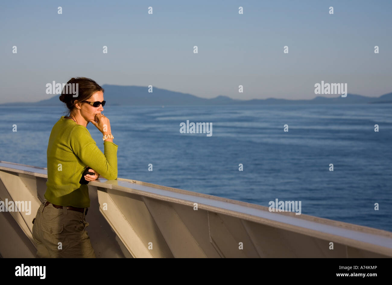 Boat sailing forward island on hi-res stock photography and images - Alamy