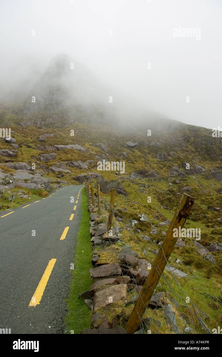 IRELAND Connor Pass mountain Dingle Peninsula County of Kerry Stock ...