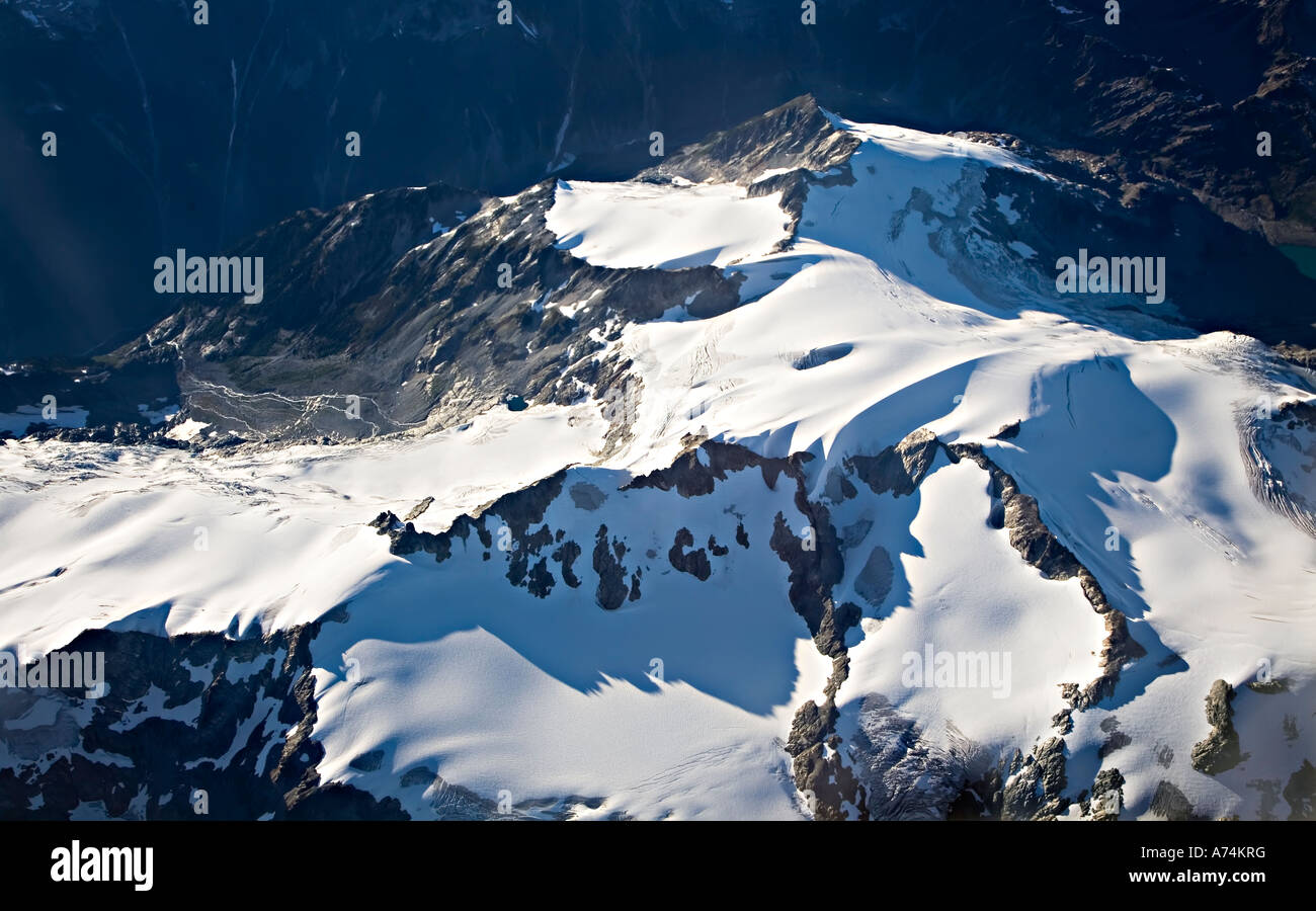 Overhead mountains snow aerial hi-res stock photography and images - Alamy