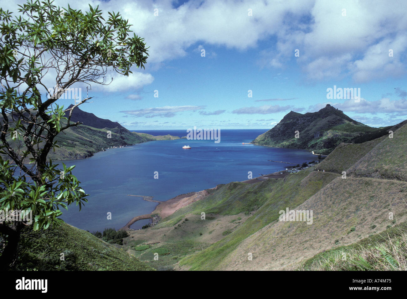 South Pacific, French Polynesia, Austral Islands, Rapa Nuie Stock Photo ...