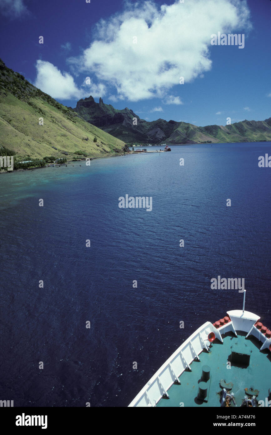 South Pacific, French Polynesia, Austral Islands, Rapa Nuie Stock Photo ...