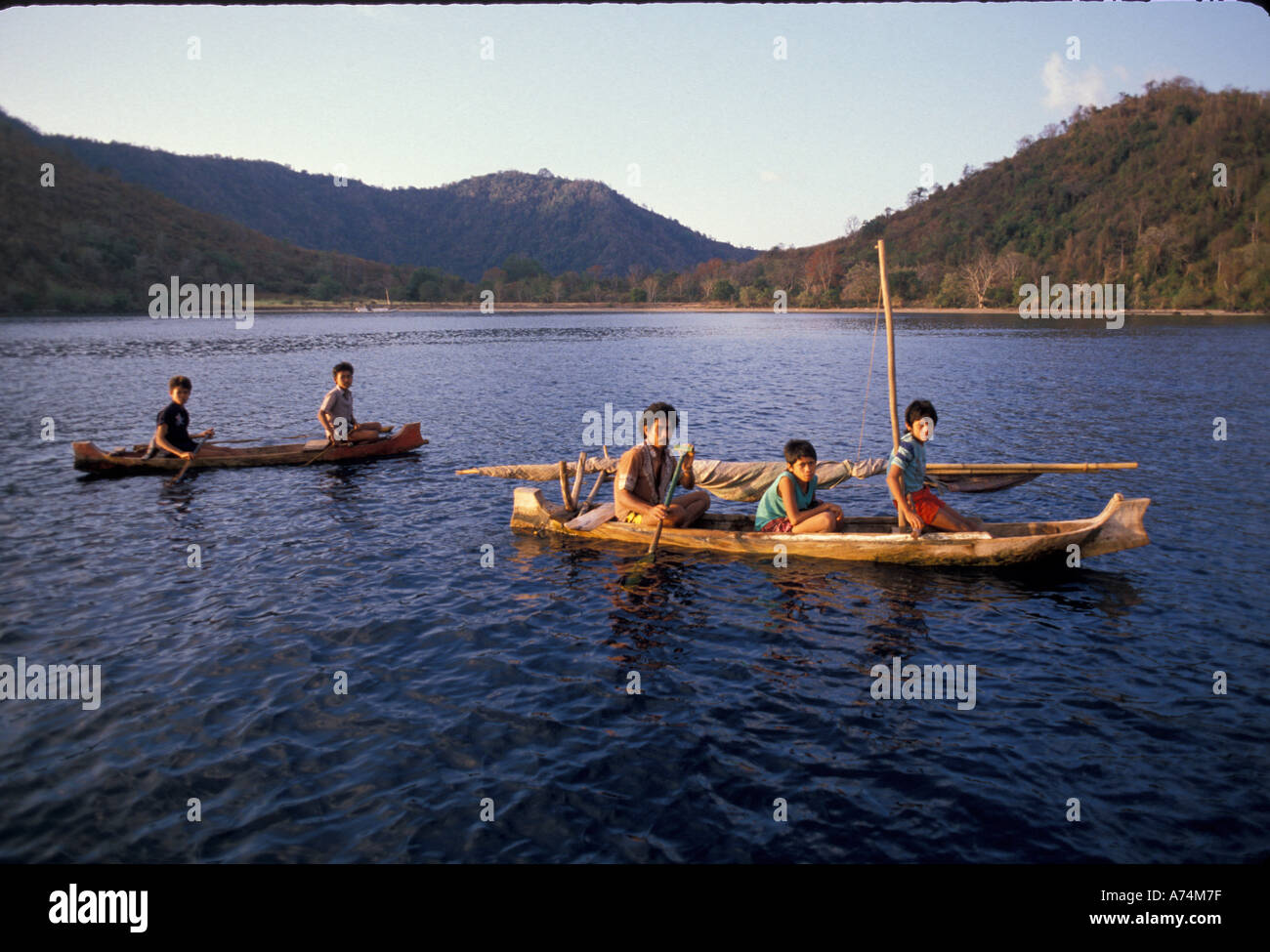 South Pacific, French Polynesia, Austral Islands, Rapa Nuie Stock Photo ...