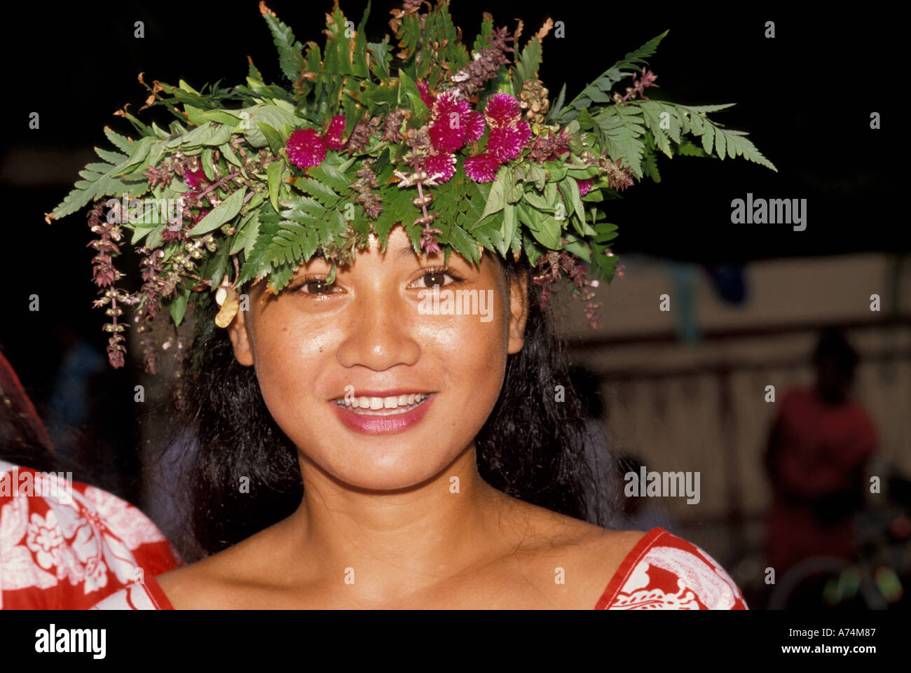 South Pacific, French Polynesia, Society Islands, Moorea Stock Photo ...