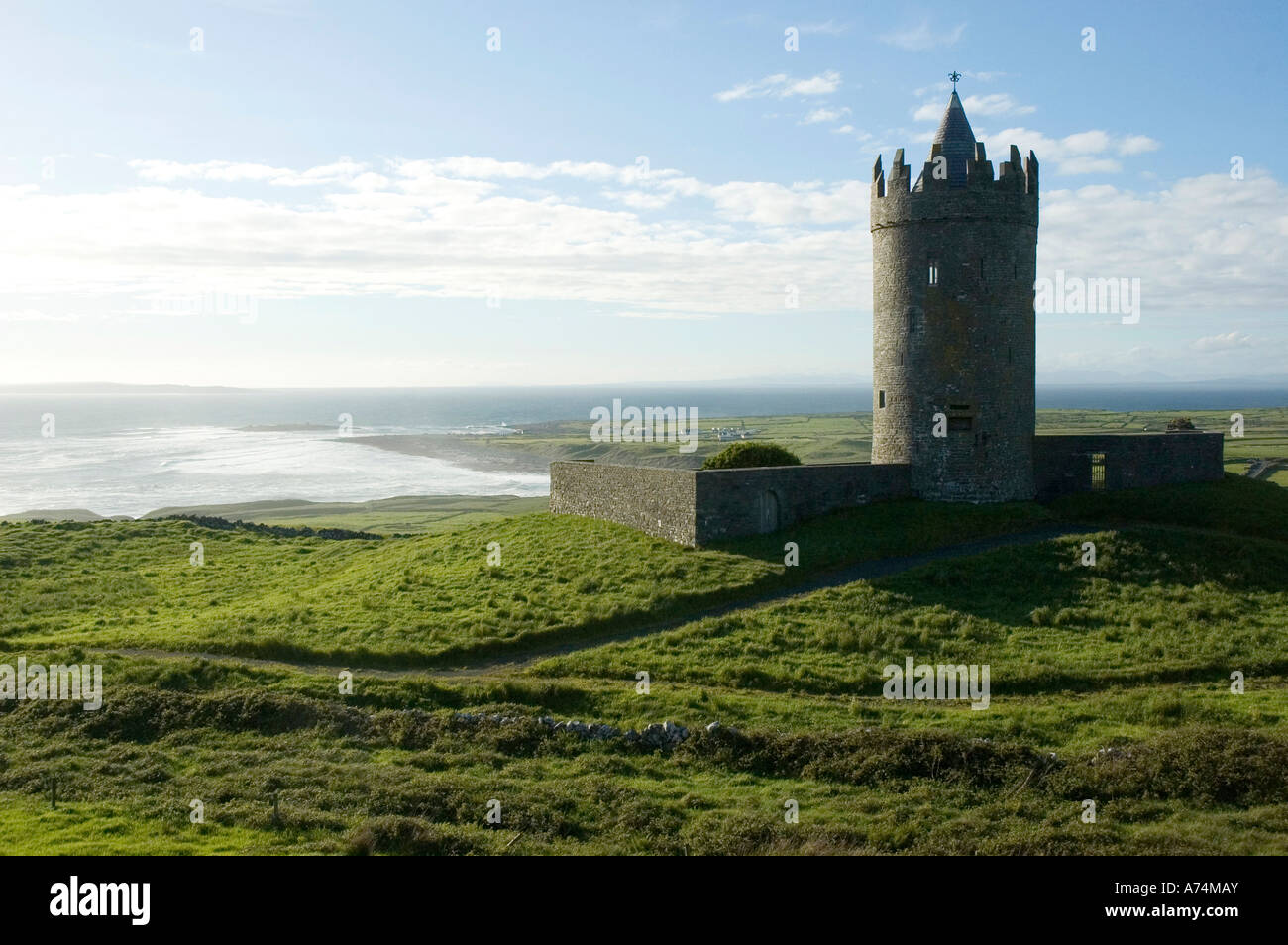 IRELAND Castle in Doolin Stock Photo - Alamy
