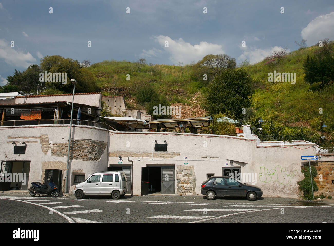 Monte Testaccio Rome Italy Europe Stock Photo - Alamy
