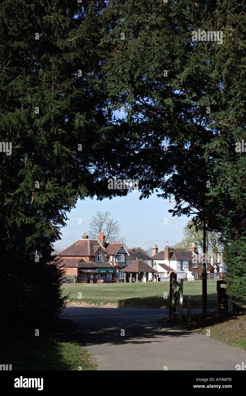 Ide Hill Village Green, Kent Stock Photo - Alamy