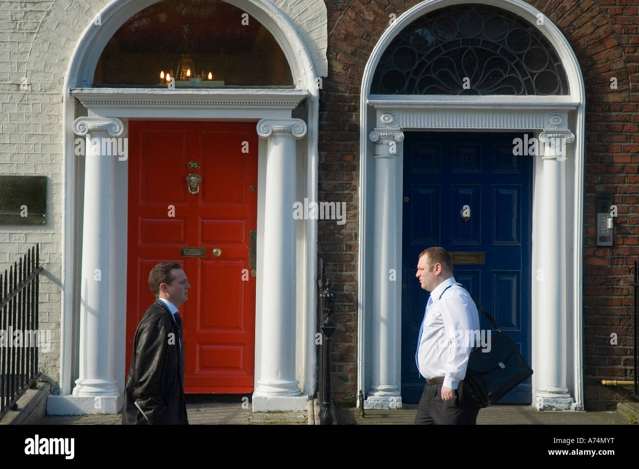 IRELAND Dublin Georgian District in Fitzwilliam Square Stock Photo - Alamy