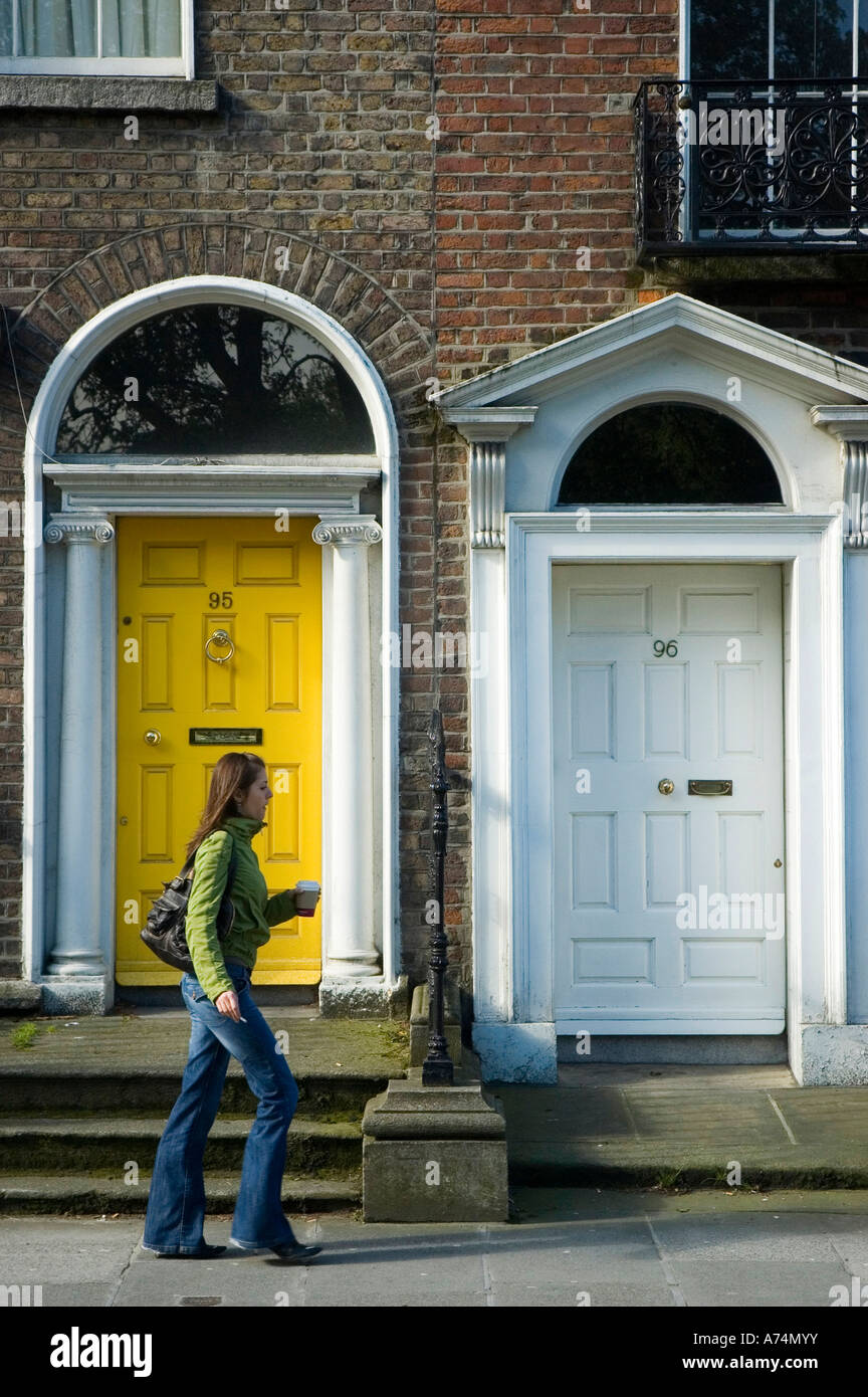 IRELAND Dublin Georgian District in Fitzwilliam Square Stock Photo - Alamy
