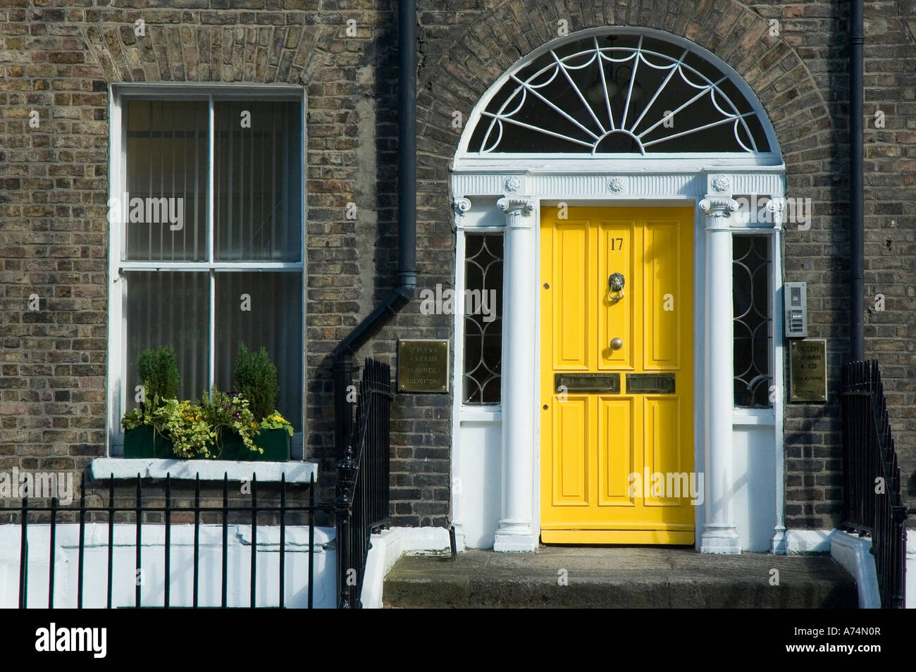 IRELAND Dublin Georgian District in Fitzwilliam Square Stock Photo - Alamy