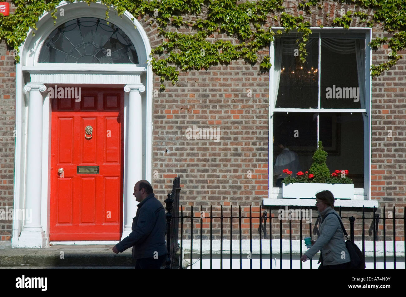 IRELAND Dublin Georgian District in Fitzwilliam Square Stock Photo - Alamy