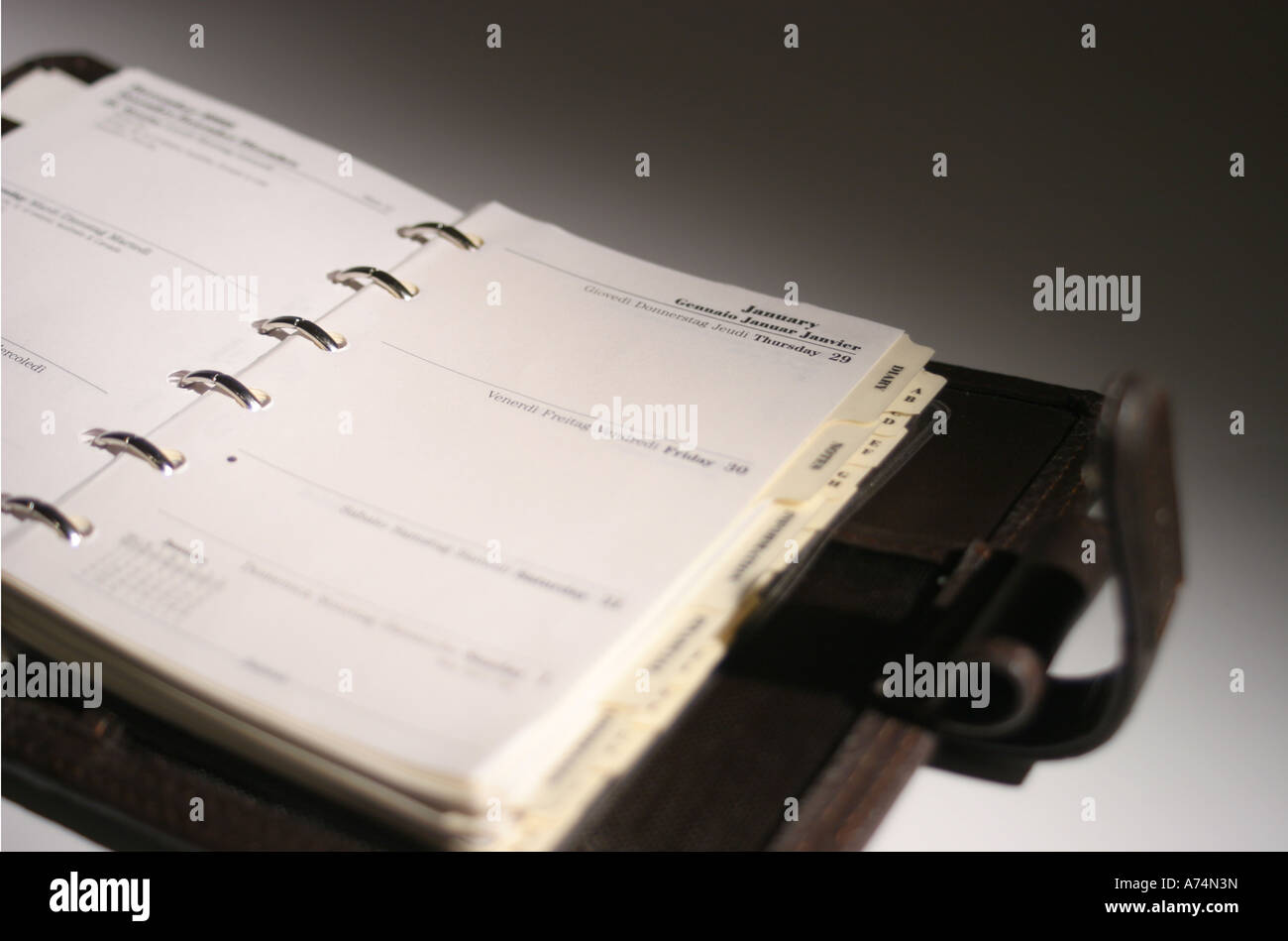 Diary calender hi-res stock photography and images - Alamy