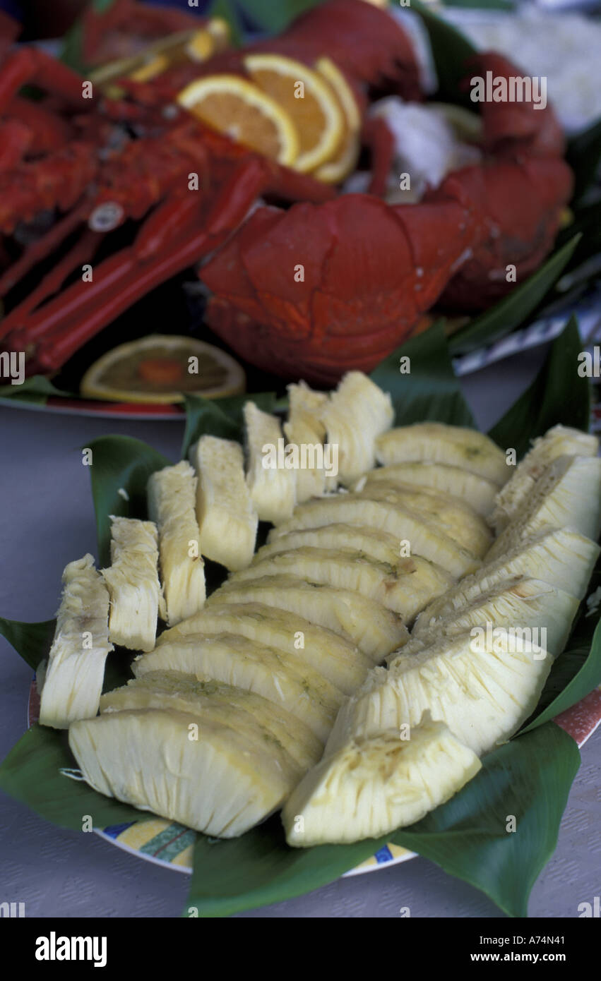 Asia, Micronesia, Yap. Dish of breadfruit Stock Photo - Alamy