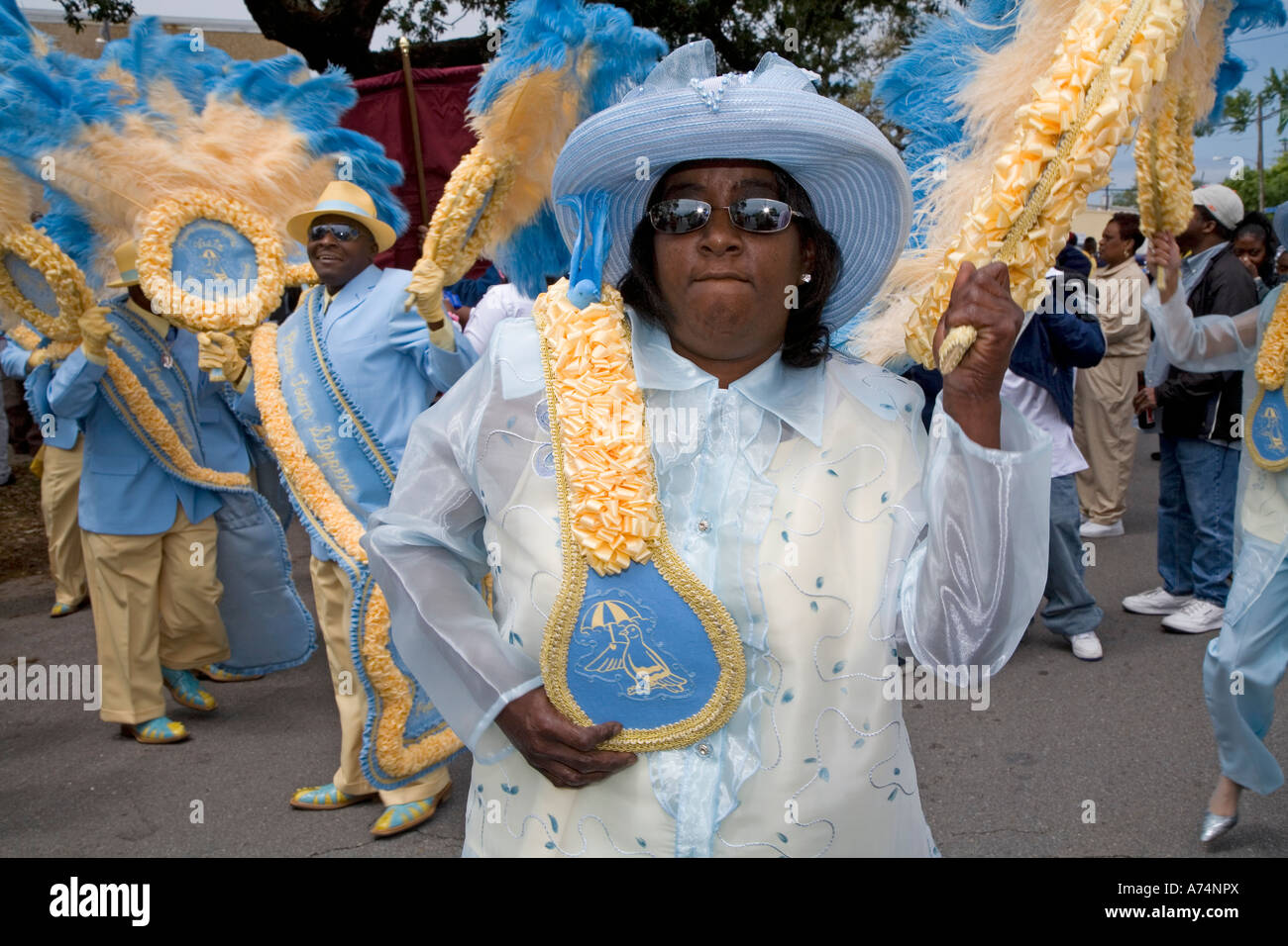 New Orleans Second Line Parade Stock Photo - Alamy