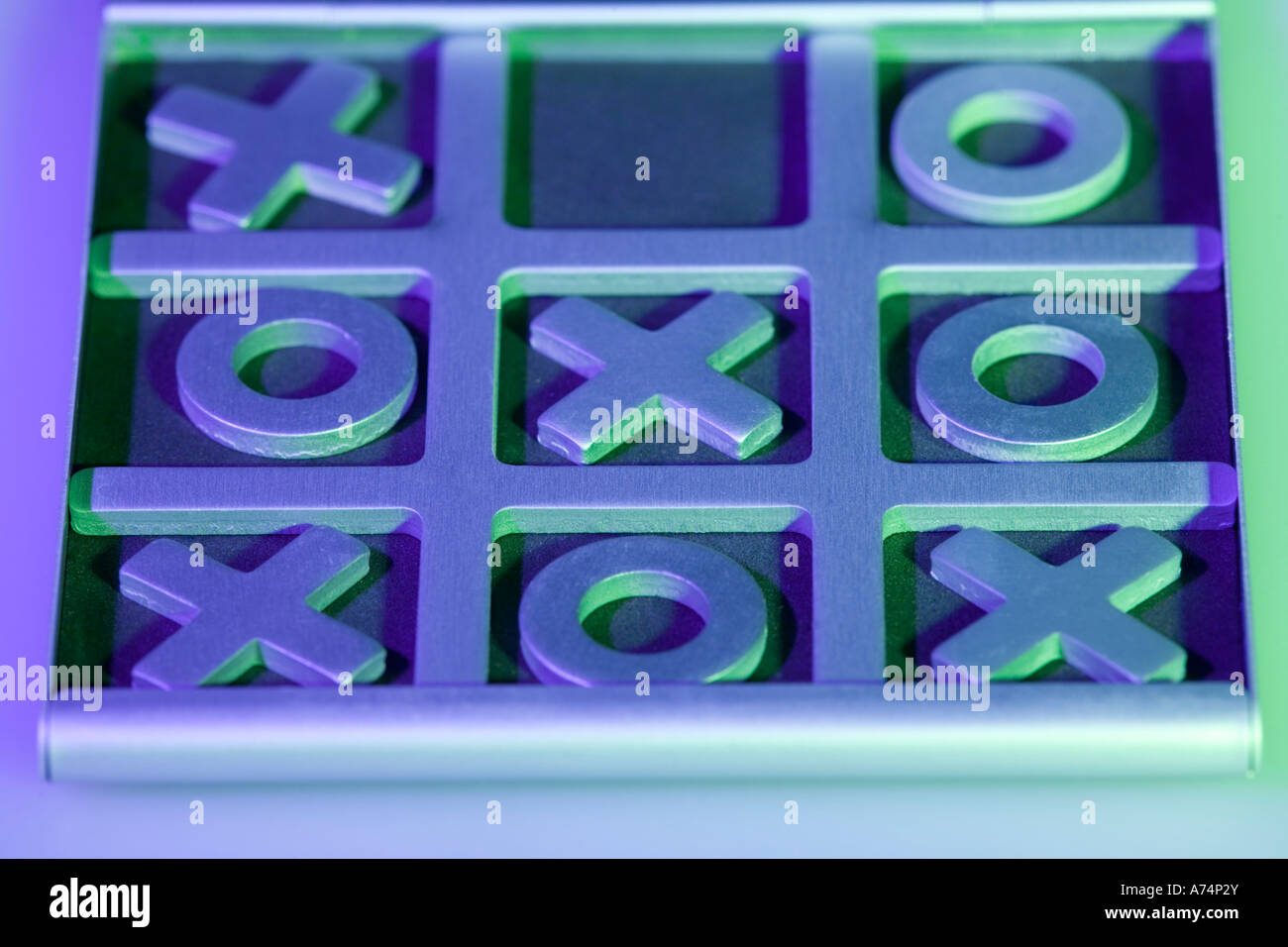 A completed tic-tac-toe game Stock Photo - Alamy