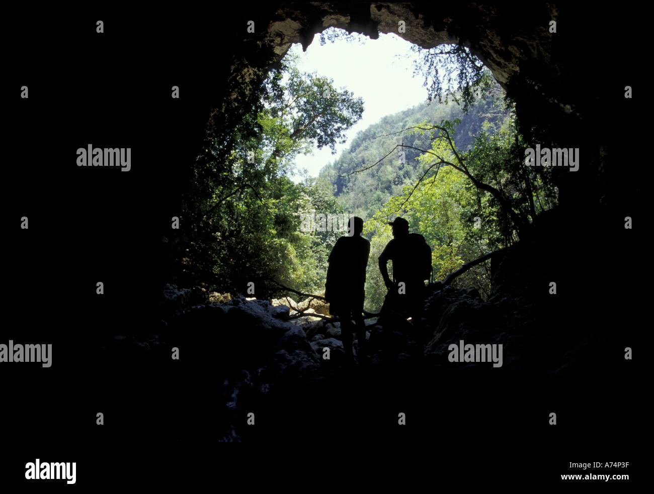 Blue creek cave belize hi-res stock photography and images - Alamy
