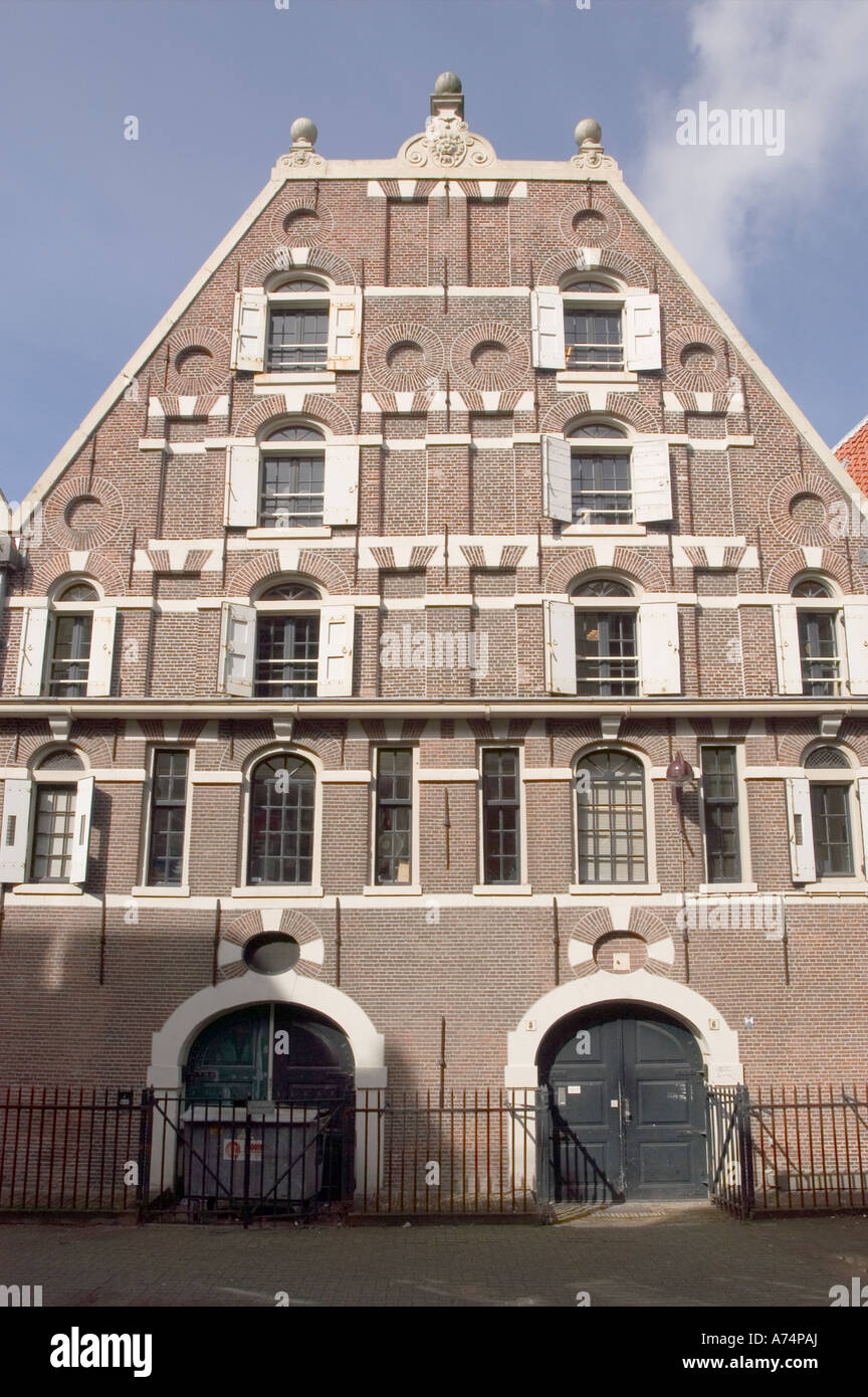 Academy of Architecture building with shutter windows view from Nieuwe ...