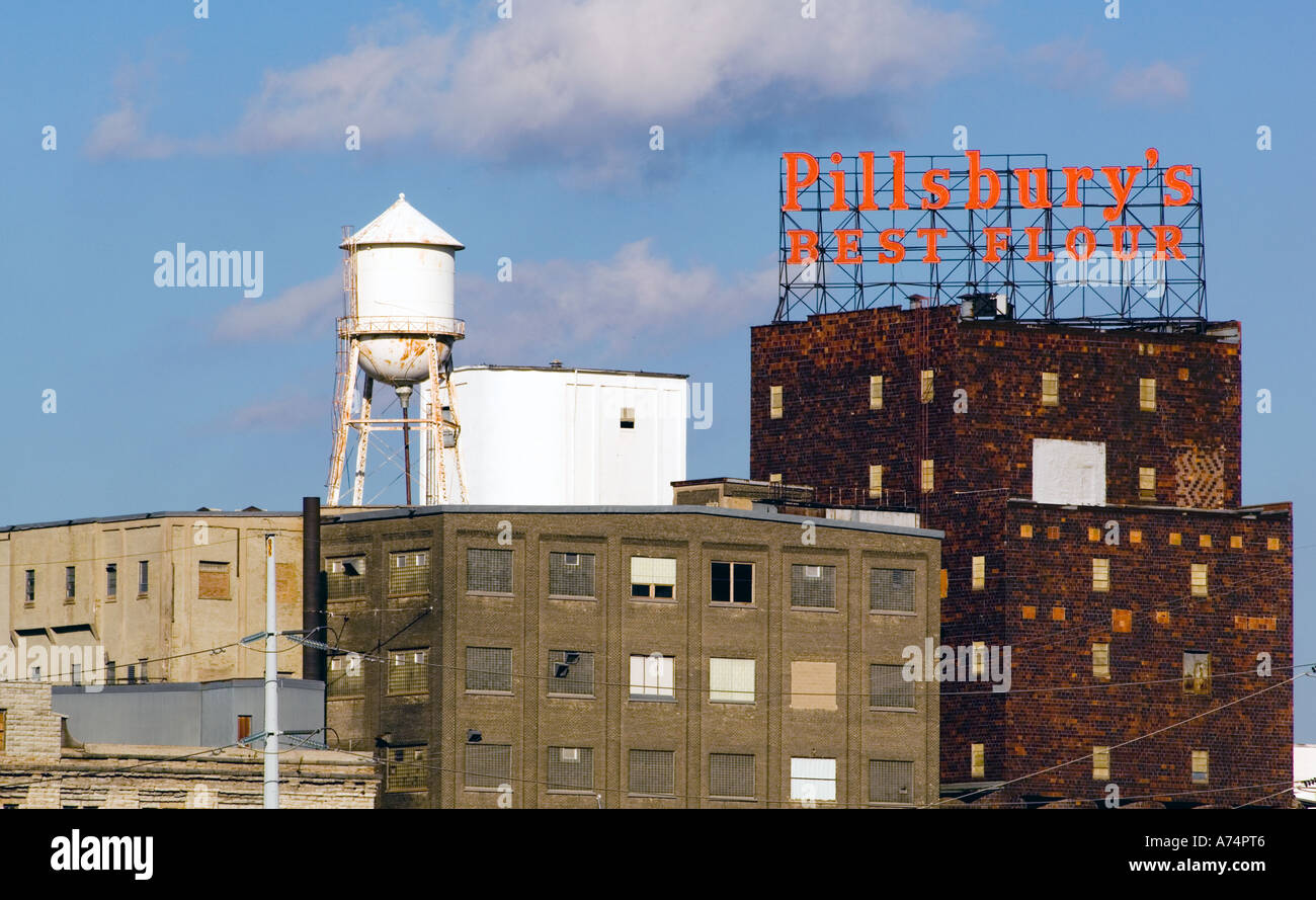 Pillsbury s Best Flour sign in Minneapolis Minnesota Stock Photo - Alamy