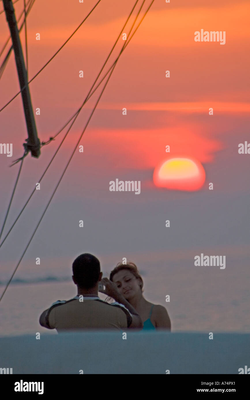 Couple in mykonos greece hi-res stock photography and images - Alamy