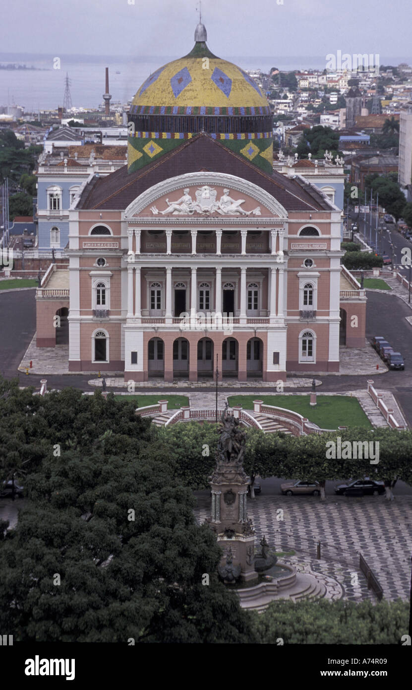 Brazil, Manaus. Teatro Amazonas (opera house Stock Photo - Alamy