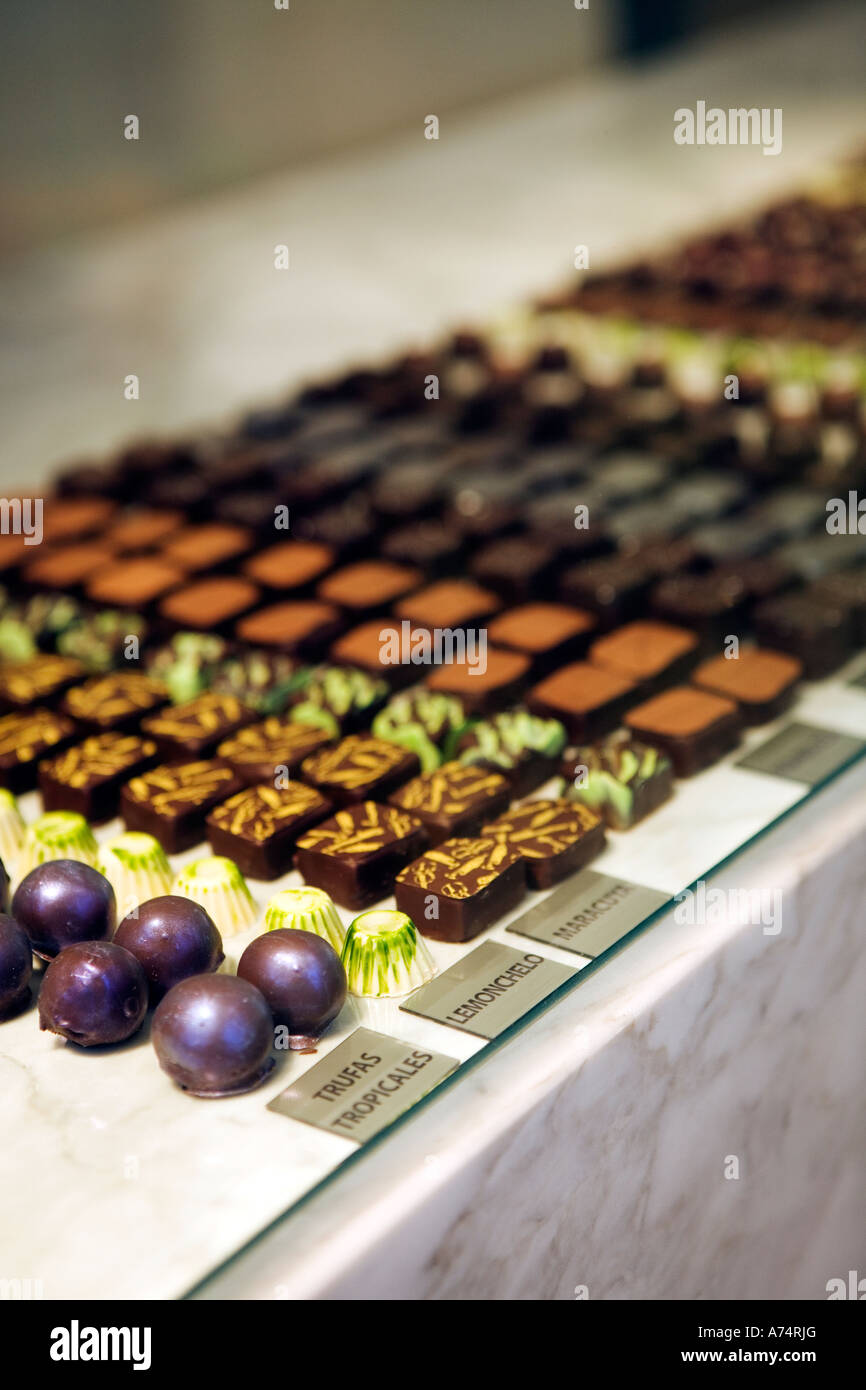 Large display of chocolates hi-res stock photography and images - Alamy