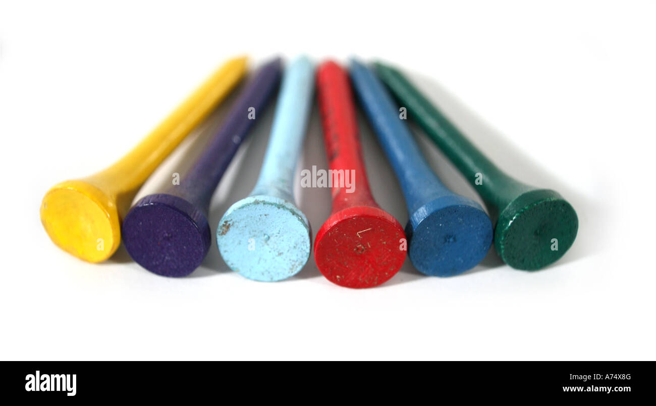 Golf tees Cut Out Stock Images & Pictures - Alamy