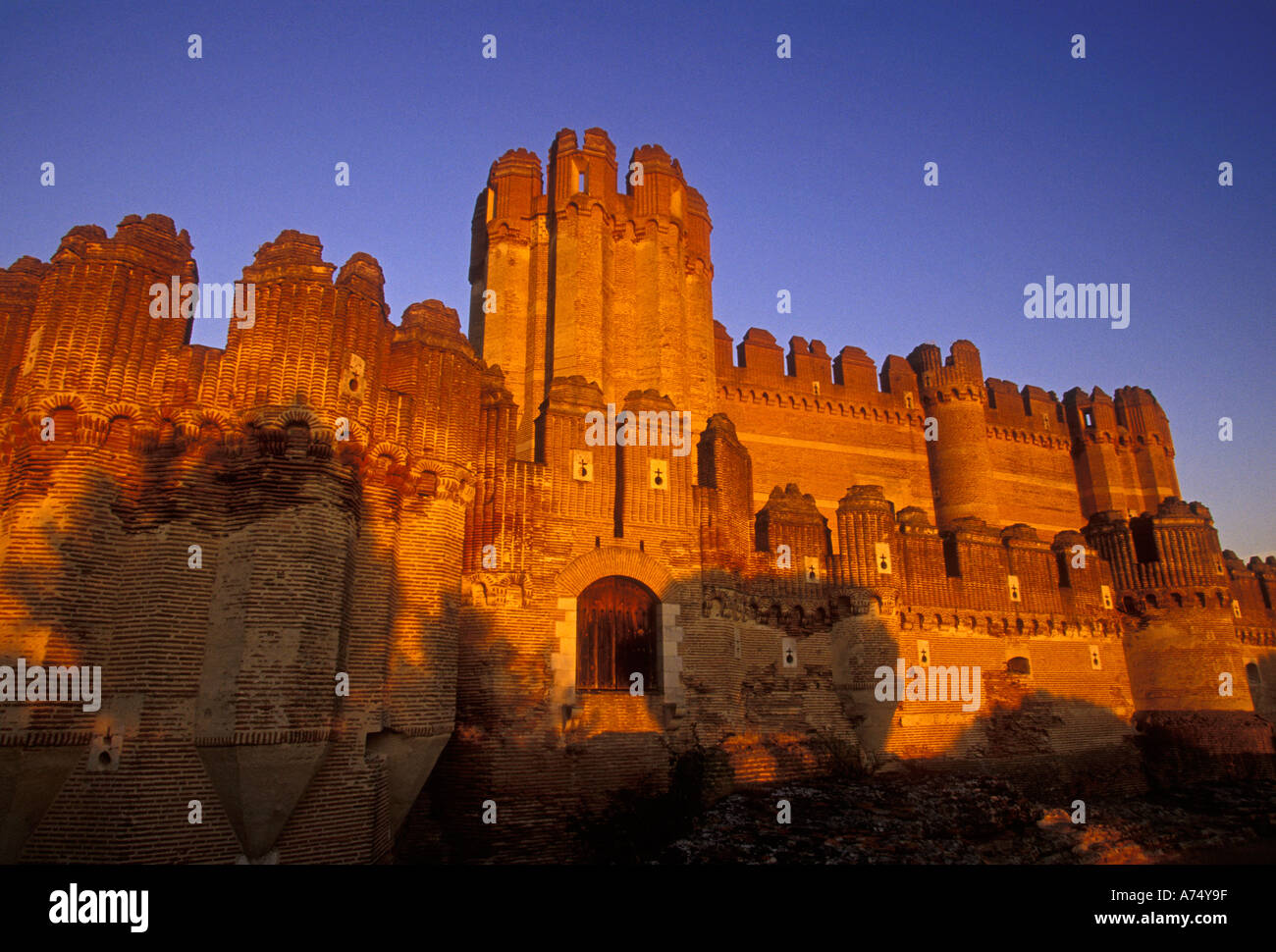 Coca Castle, Castillo de Coca, castillo, Middle Ages, Coca, Segovia ...