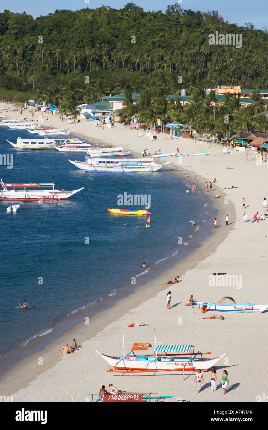 Philippines, White Beach On Mindoro Stock Photo - Alamy
