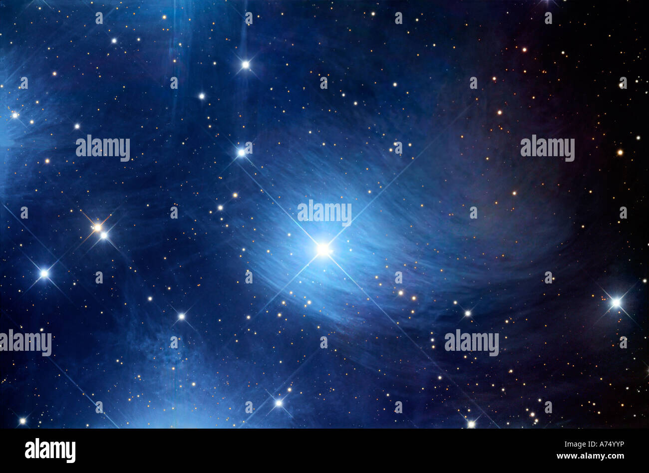 The Merope Nebulosity and IC 349 Stock Photo - Alamy