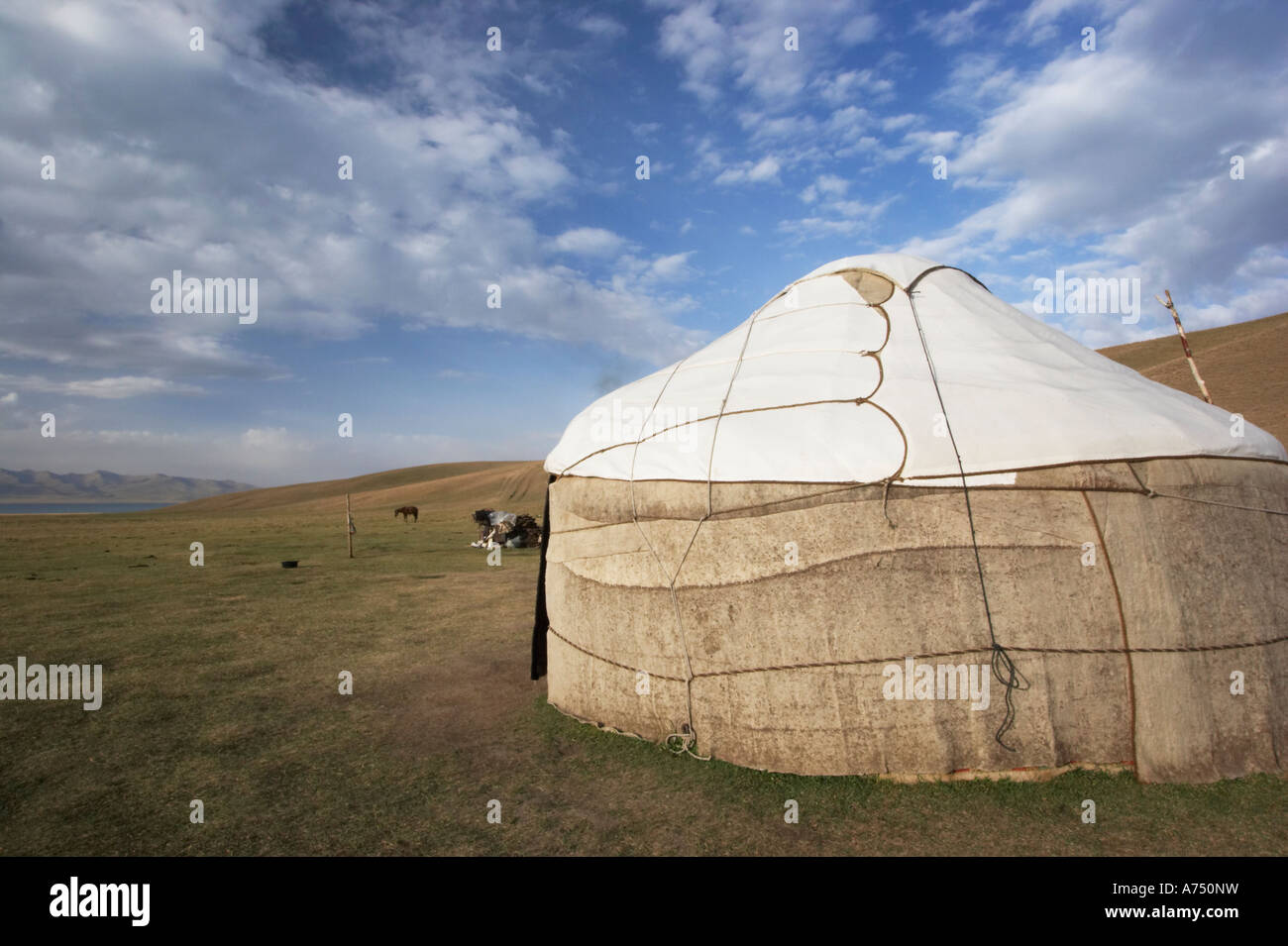 Yurt satellite hi-res stock photography and images - Alamy