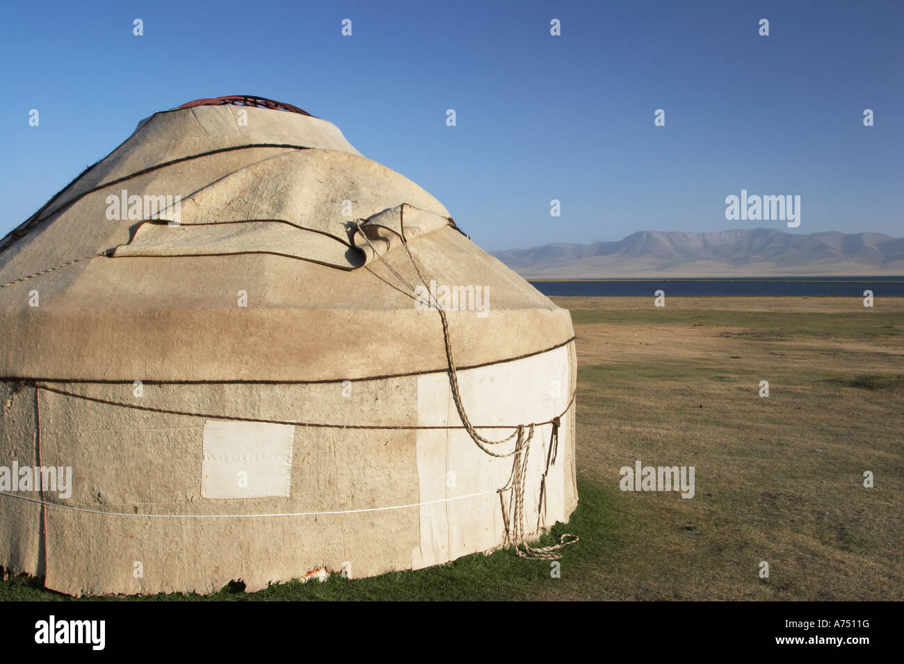 Kyrgyz herder tent hi-res stock photography and images - Alamy