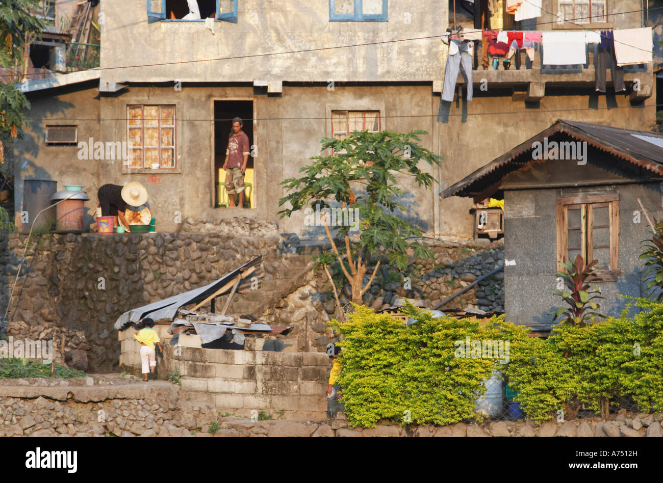 House In Rice Terraces In Bontoc Stock Photo - Alamy
