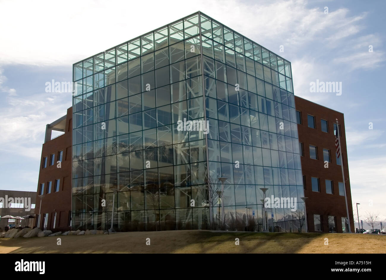 A recently constructed building in the USA shows off modern ...