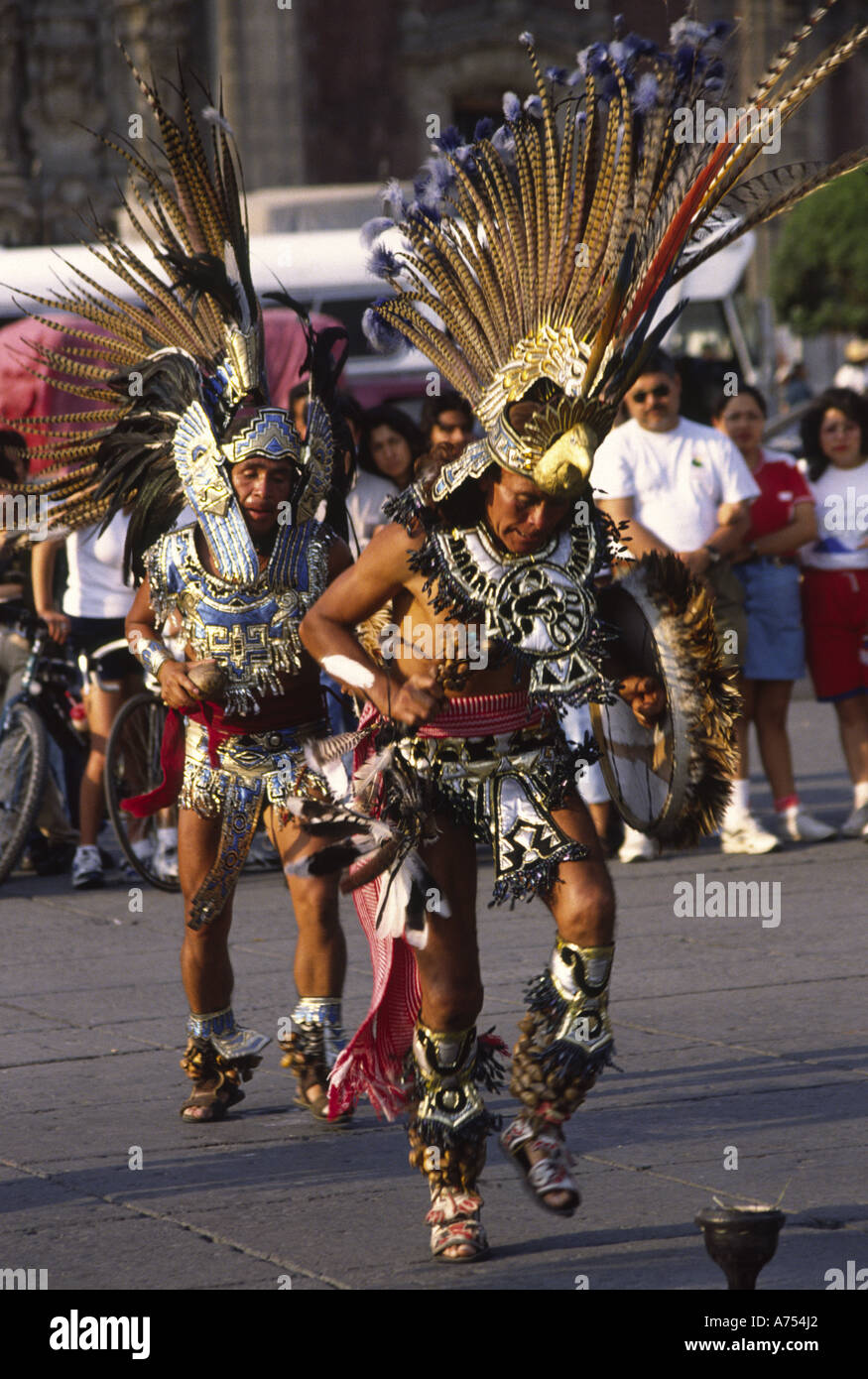 Aztec Dancer Mexico City Stock Photo - Alamy
