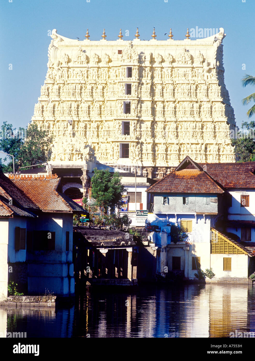 Padmanabha temple gopuram hi-res stock photography and images - Alamy