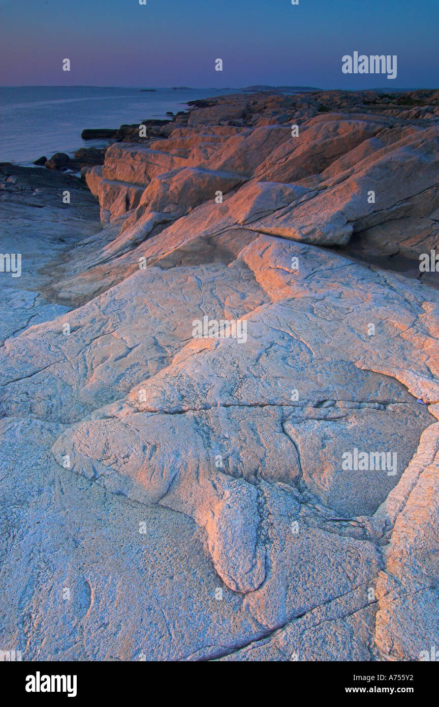 Coastal landscape at Vallda Sandö. Halland, Sweden Stock Photo - Alamy