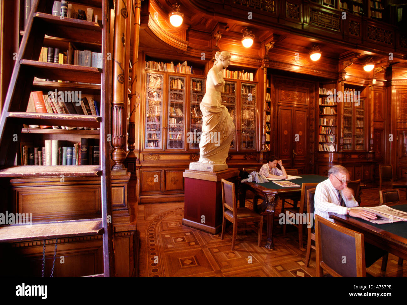 Montevideo Uruguay South America the Library inside the Palacio ...