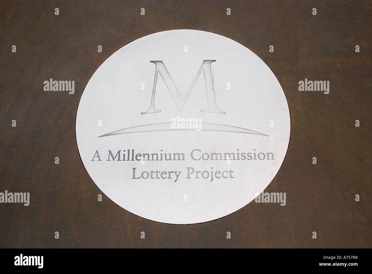 Millennium commission lottery project sign hi-res stock photography and ...