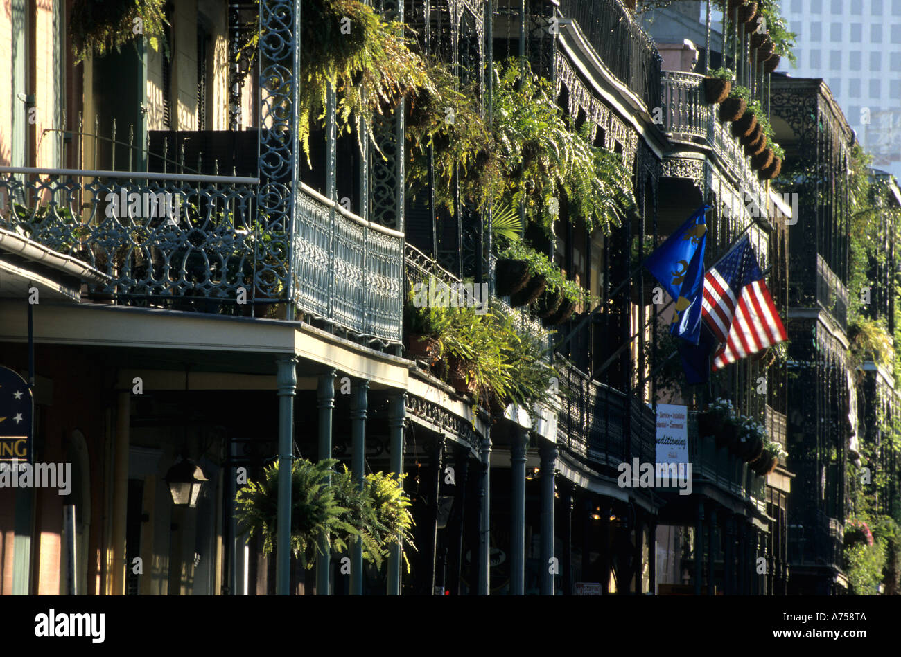 Cast iron balconies cast iron balcony hi-res stock photography and ...