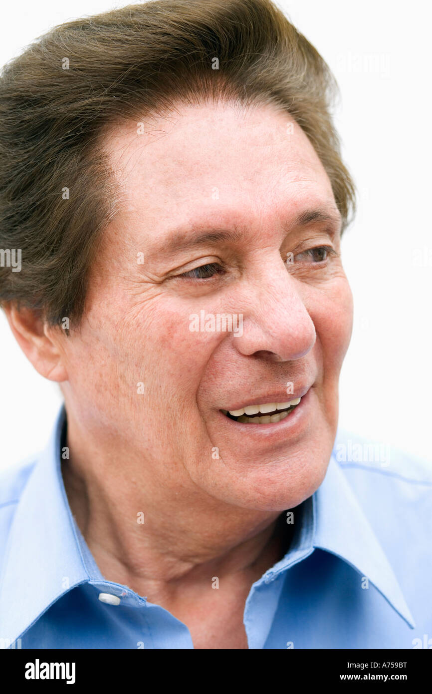 Middle-aged man smiling Stock Photo - Alamy