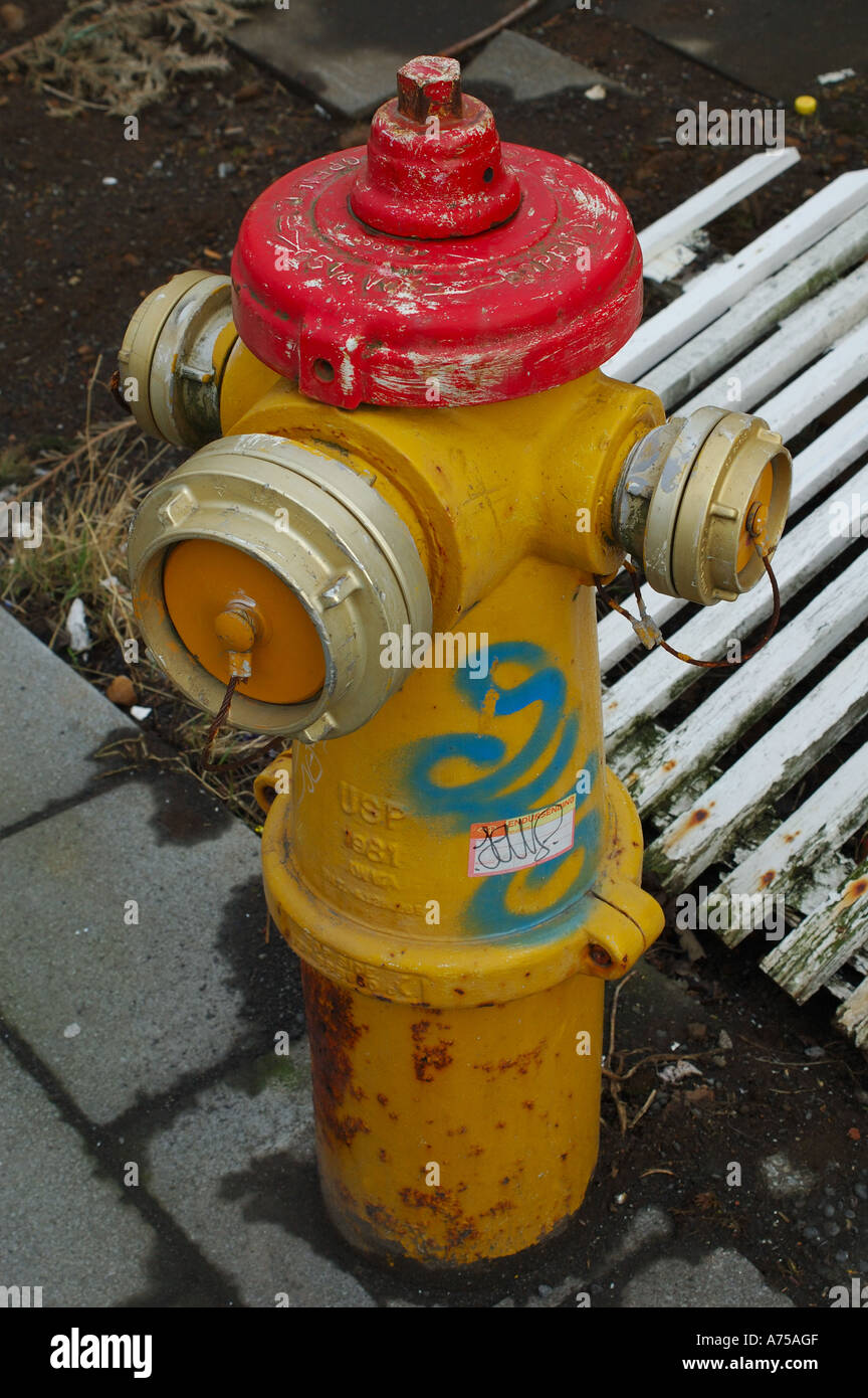 Fire hydrant in Reykjavik Stock Photo - Alamy