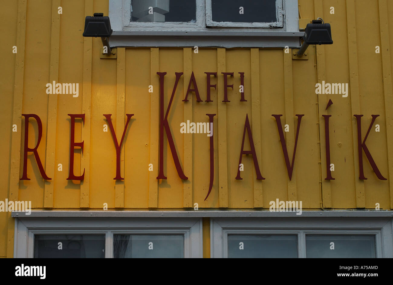 Kaffi Reykjavik Iceland Stock Photo - Alamy