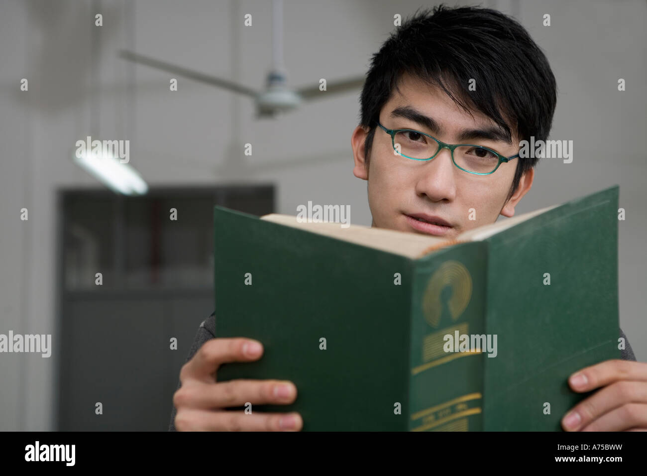 Male student studying Stock Photo - Alamy