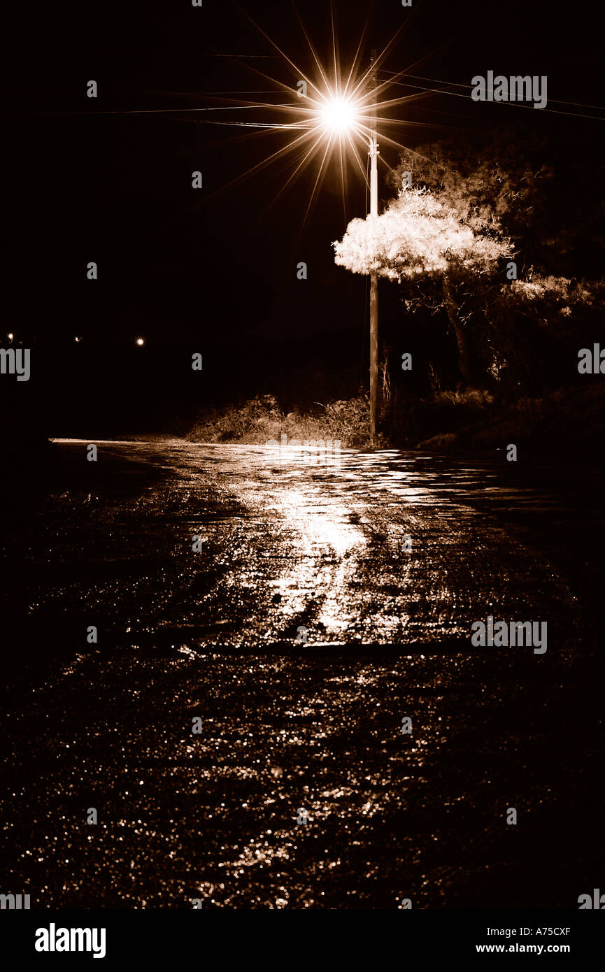 street lamp after the rain Stock Photo - Alamy