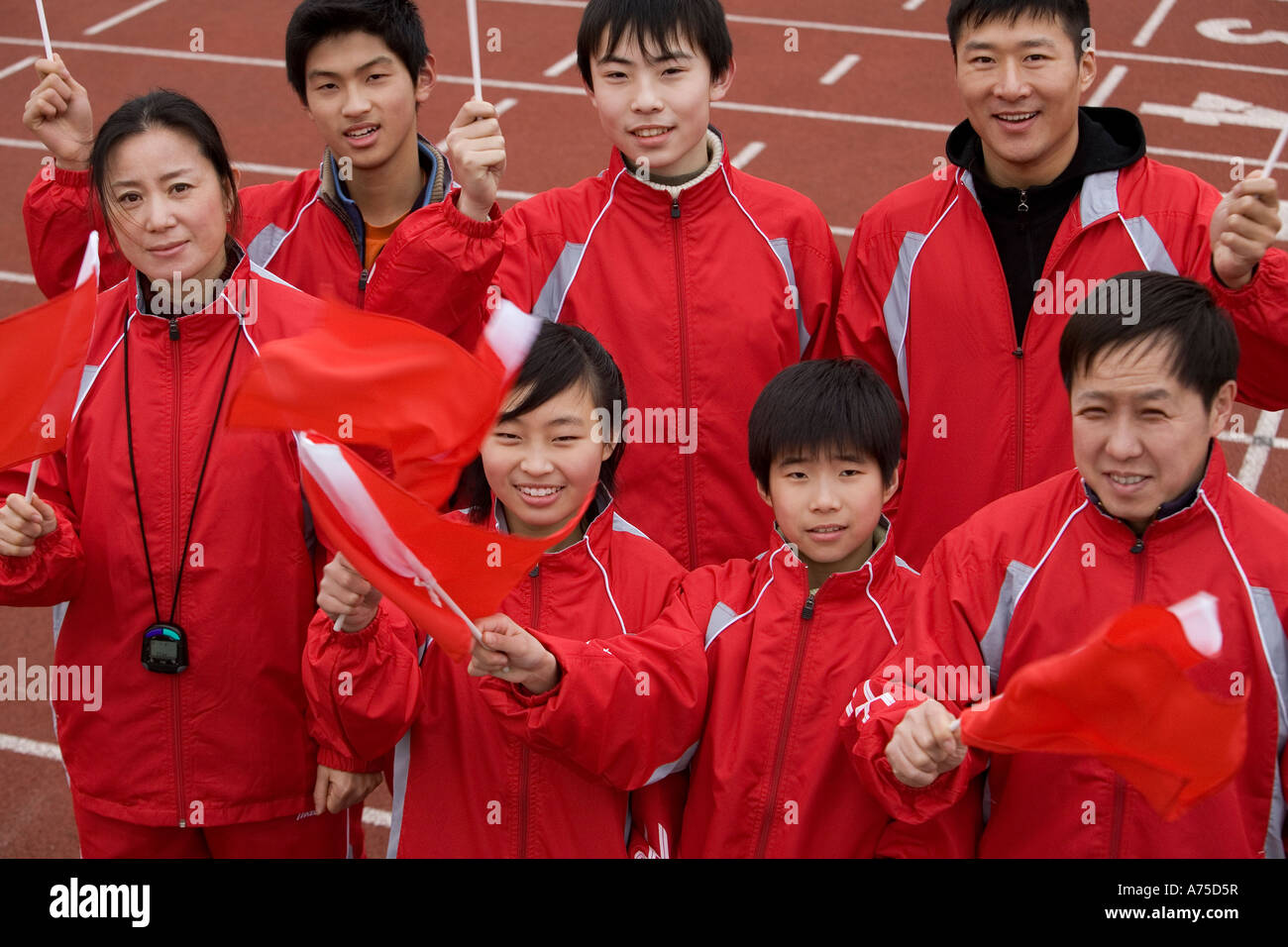 Track meet cheering hi-res stock photography and images - Alamy