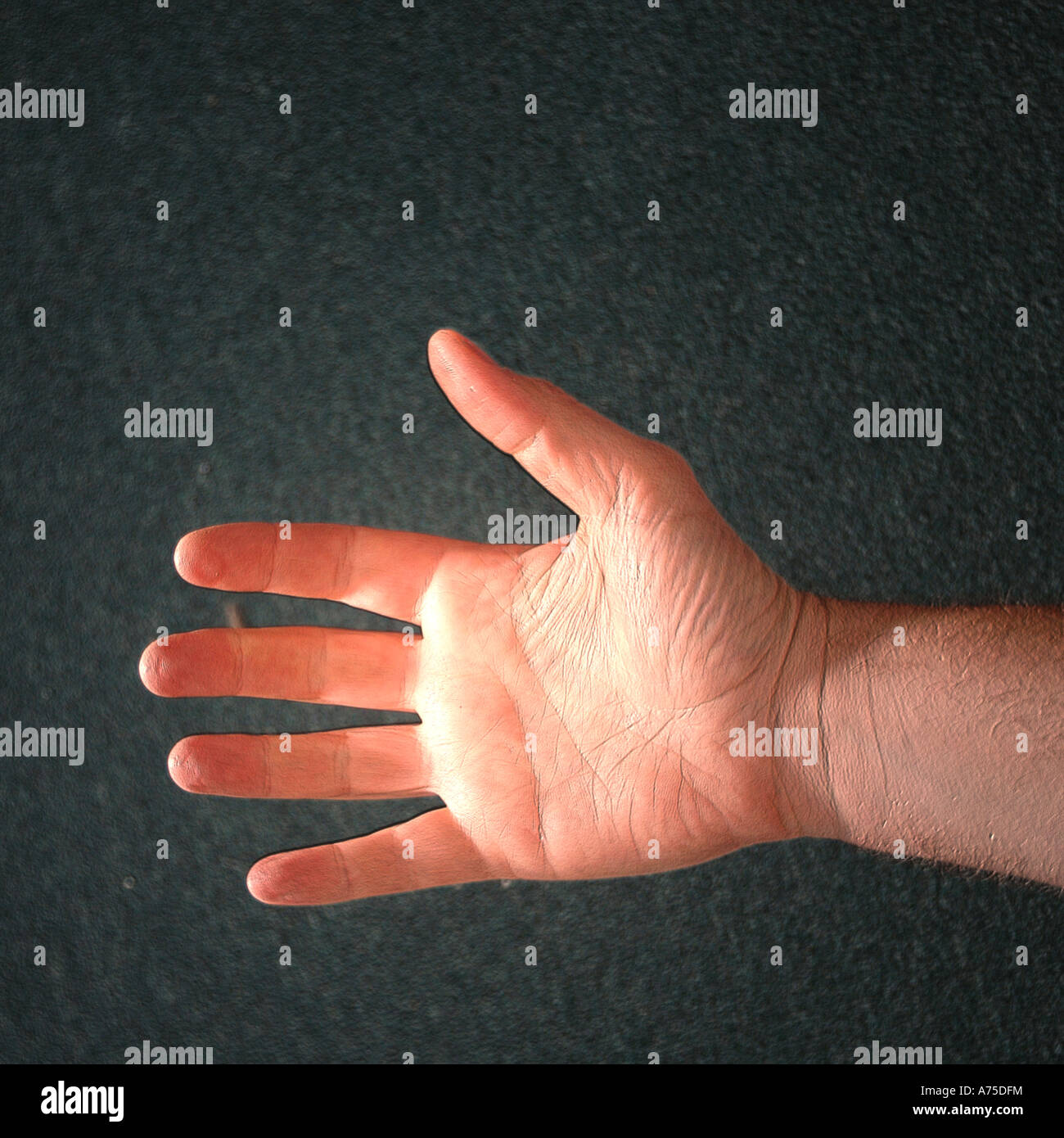 A simple hand Stock Photo - Alamy